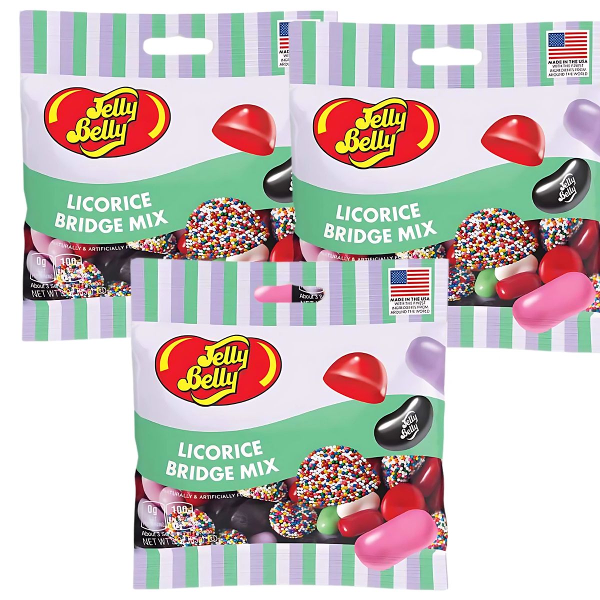 Jelly Belly Licorice Bridge Mix (3 Count)